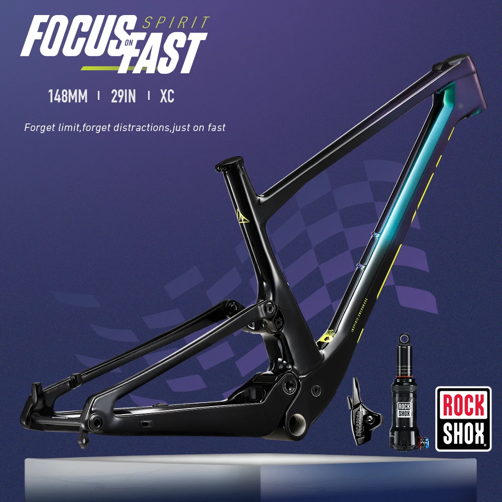 Lexon Spirit suspensión integrada de carbono para bicicleta de montaña ...