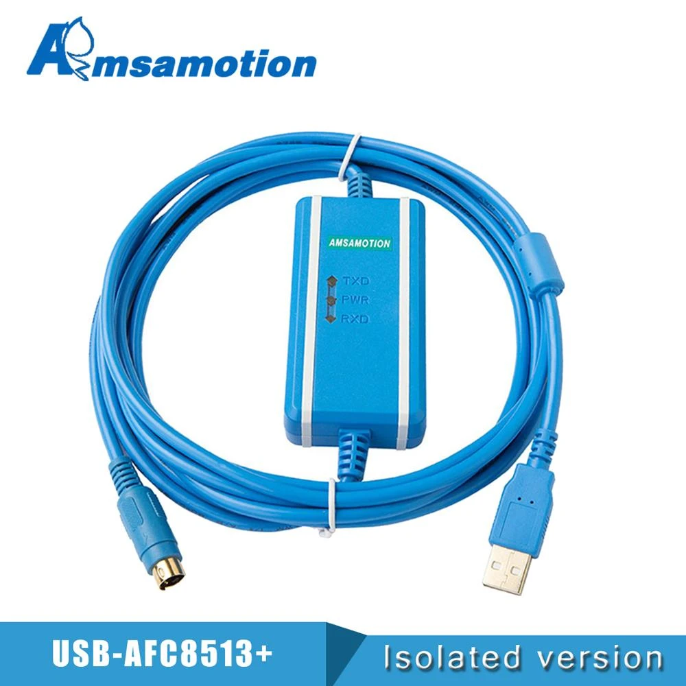 USB-AFC8513+ Amsamotion Isoltaed Programming Cable Suitable Panasonic FP0/FP2 FP-X/M Series PLC ...