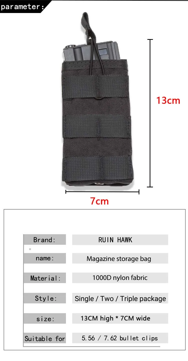 Ak 47 Magazine Pouch Molle | Ak 74 Tactical Accessories | Airsoft Ak 74 ...