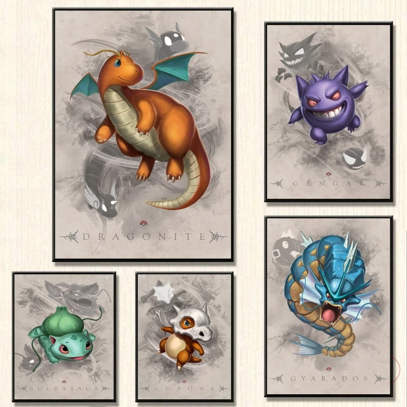 Canvas-Prints-Pokemon-Charmander-Children-Gifts-Comics-Pictures-Wall ...