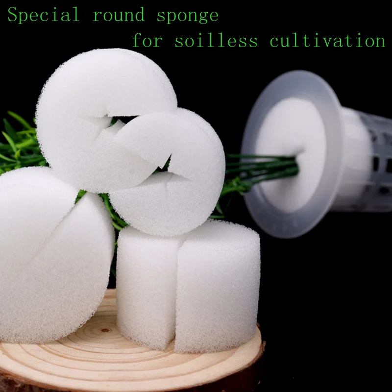 50pcs Hydroponic Sponge Garden Vegetable Soilless Culture Nursery ...