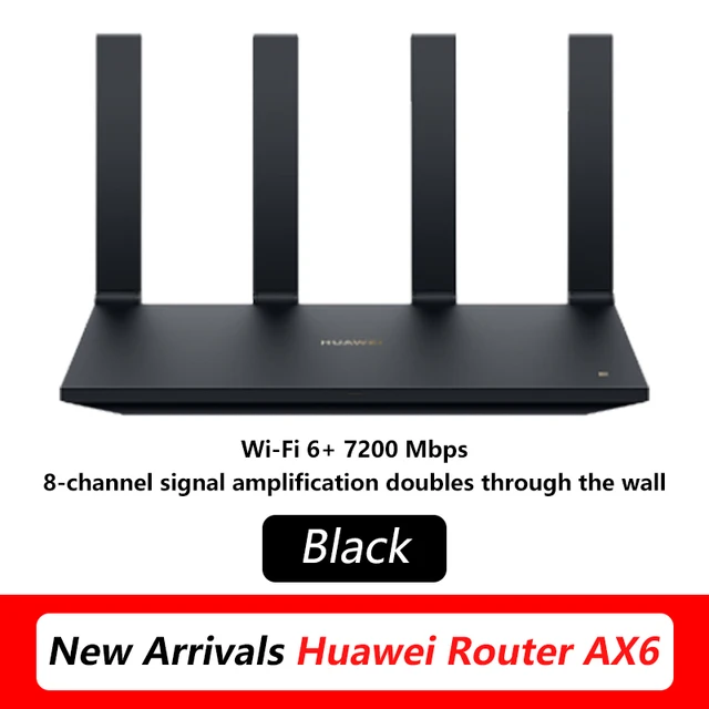 Huawei WiFi AX6 WiFi Router Dual band Wi-Fi 6+ 7200Mbps 4k QAM 8 ...