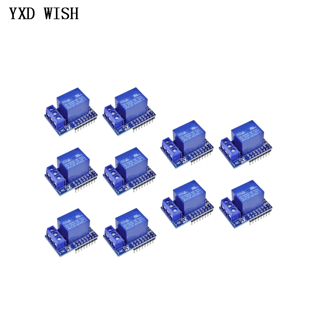 10pcs-ESP8266-Relay-Shield-V2-For-WeMos-D1-Mini-ESP8266-5V-1-Channel ...
