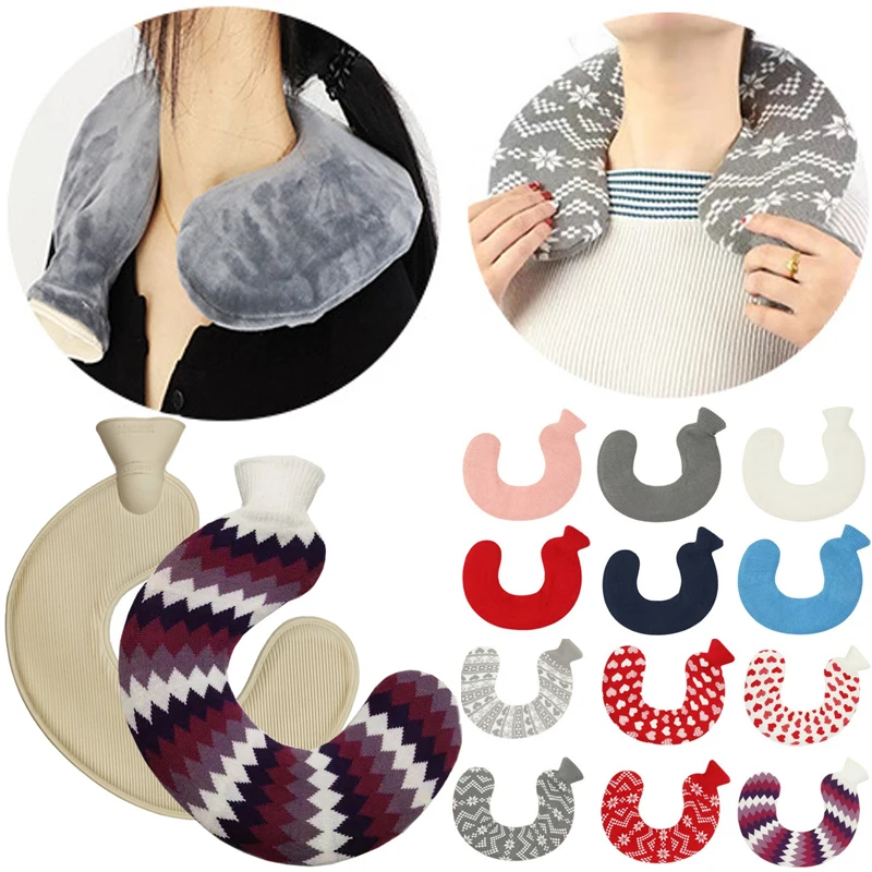 21-Colors-Thick-Hot-Water-Bottle-and-Cloth-Cover-Set-1L-Winter-Warm-Hot ...