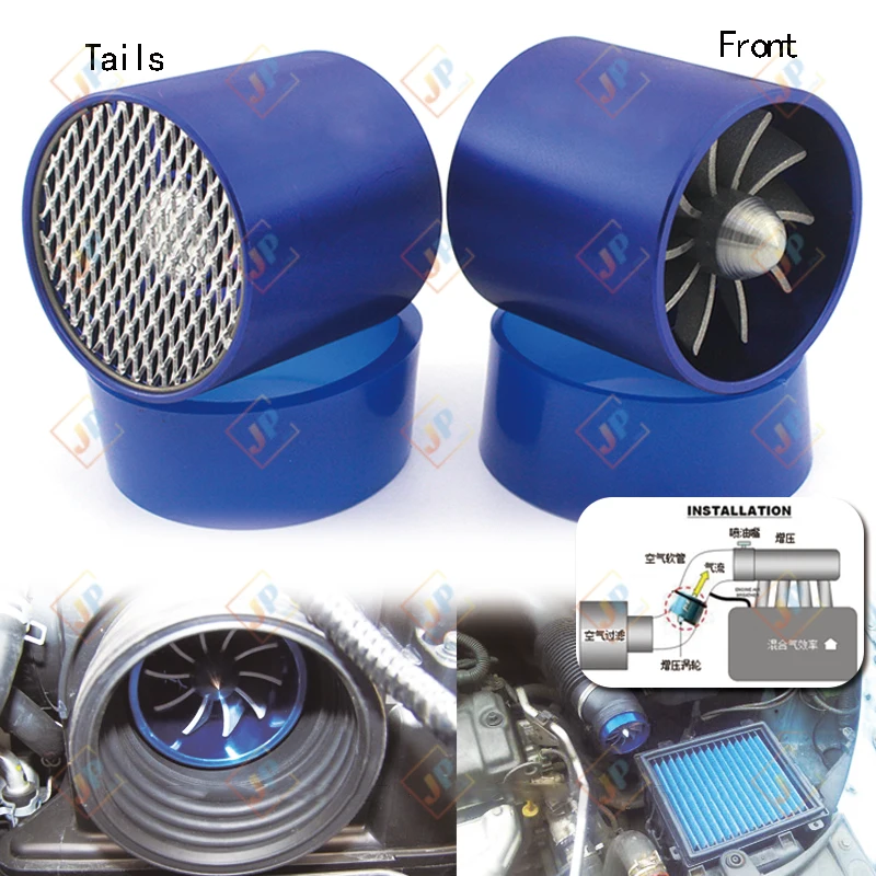 2-5-Car-Air-Filter-Intake-Single-sided-Fan-Turbo-Ventilator-Spine ...
