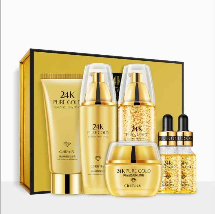 Skincare-Cosmetics-Gold-Organic-Moisturizing-Face-Skin-Care-24k-Gold ...