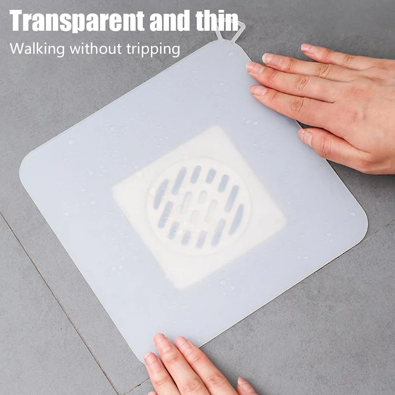 Thicken Silicone Drain Mat Sewer Sealing Ring Kitchen Bathroom Toilet ...