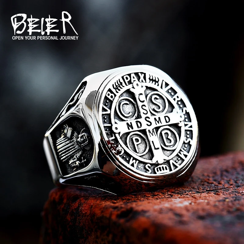 BEIER-2023-New-Updated-Design-Stainless-Steel-CSSML-Ring-For-Men ...