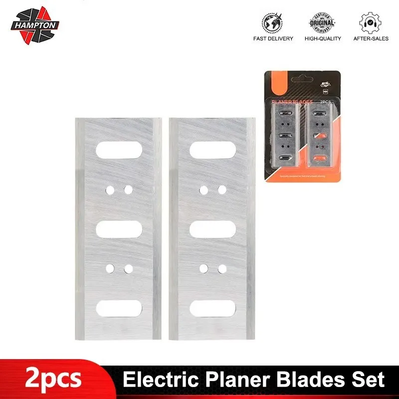 HSS Electric Planer Blade 90x38x3mm 2pcs Reversible Wood Planer Knife ...
