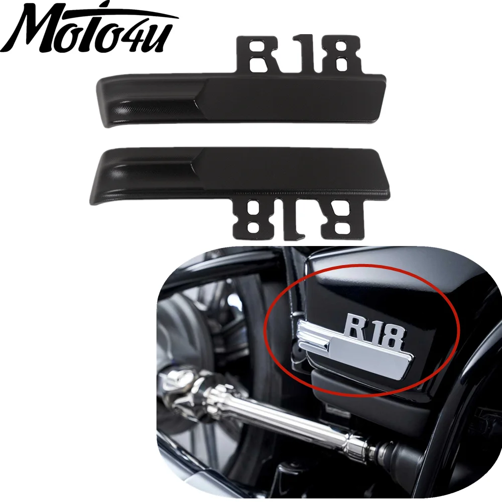 Motorcycle-Battery-Side-Fairing-Cover-Logo-Plate-Black-Silver-For-BMW ...