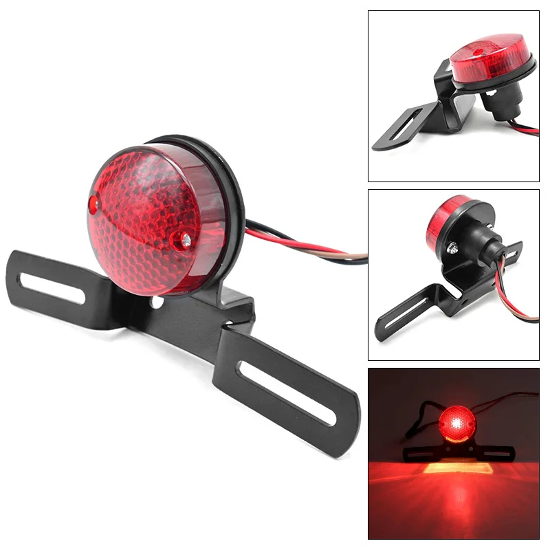 12V-Halogen-Moto-Rear-Lights-Motorcycle-Tail-Light-With-License-Plate ...