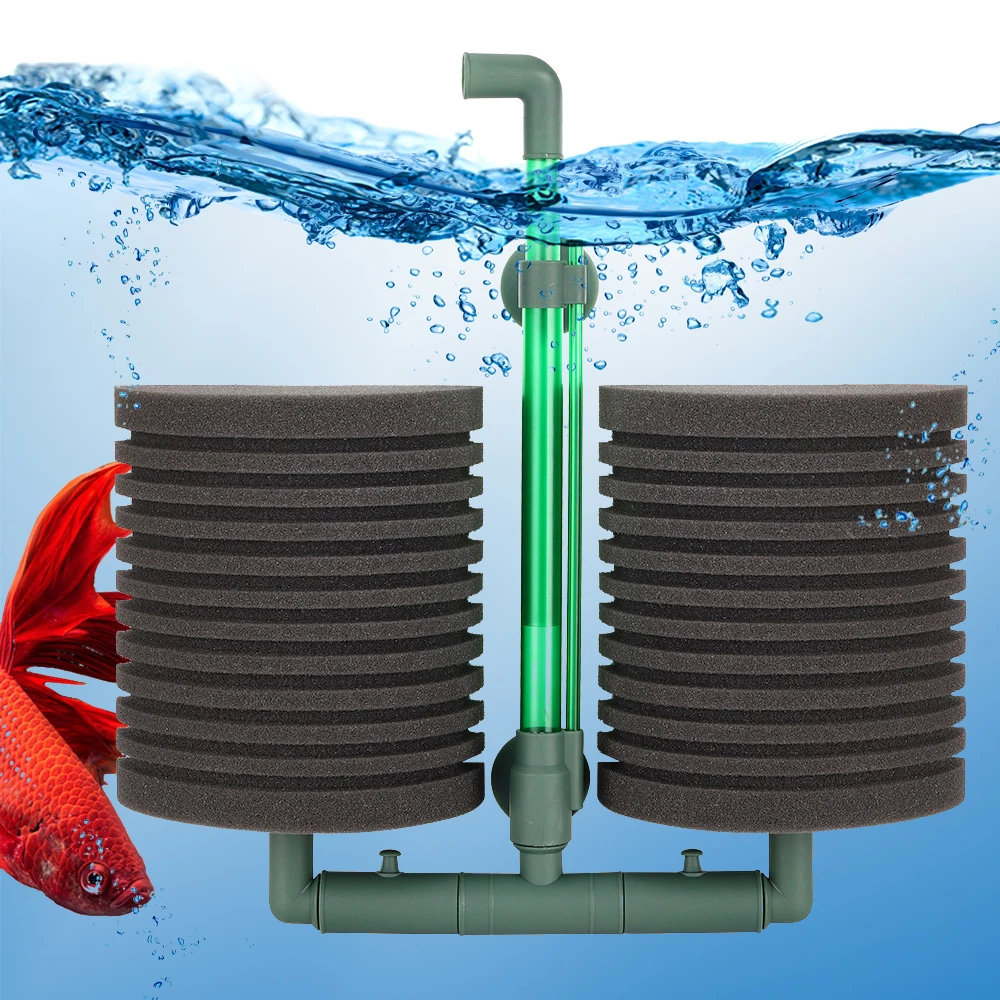 Aquarium-Double-Head-Sponge-Filter-Aquarium-Accessories-Purifying-Water ...