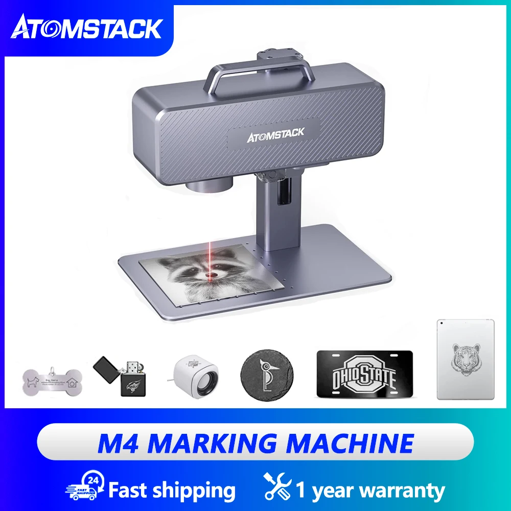Atomstack-Fiber-Laser-Marking-Machine-M4-High-Precision-Metal-Nameplate ...