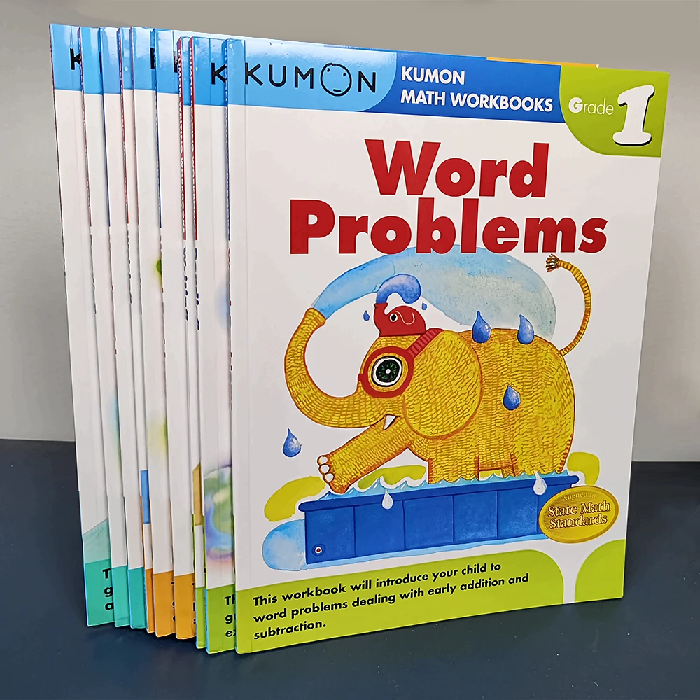 3 book Kumon Math Workbooks English Workbook Of Kumon Math Application ...
