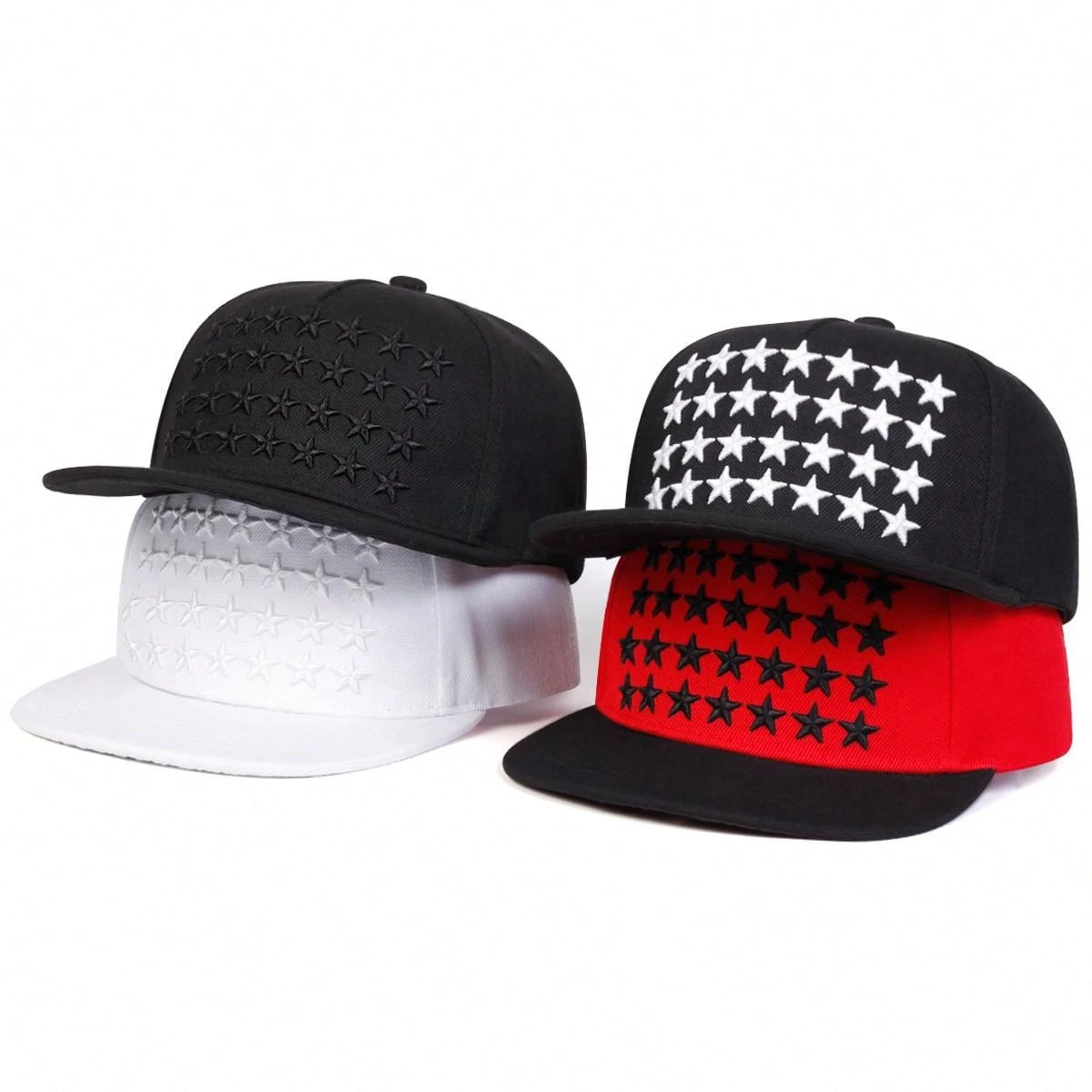 Unisex-Five-Pointed-Star-Embroidery-Hip-hop-Hats-Fashion-Spring-Autumn ...
