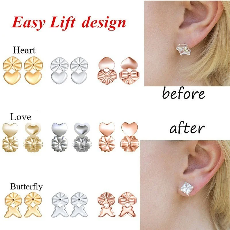 Ear Lifter Lift Hypoallergenic Fits Post Earring Earlobe Support ...
