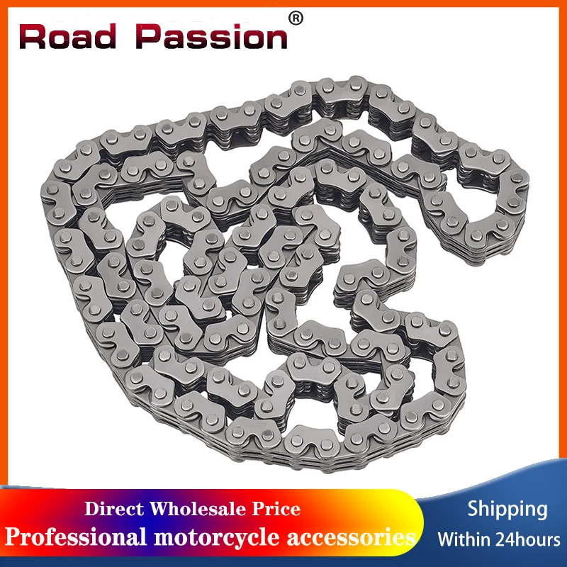 Road Passion Motorcycle Crankshaft Cam Timing Chain 4+5 156 Links For ...