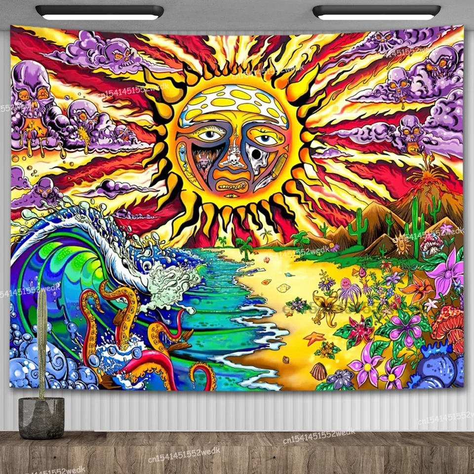 Trippy Sun Art