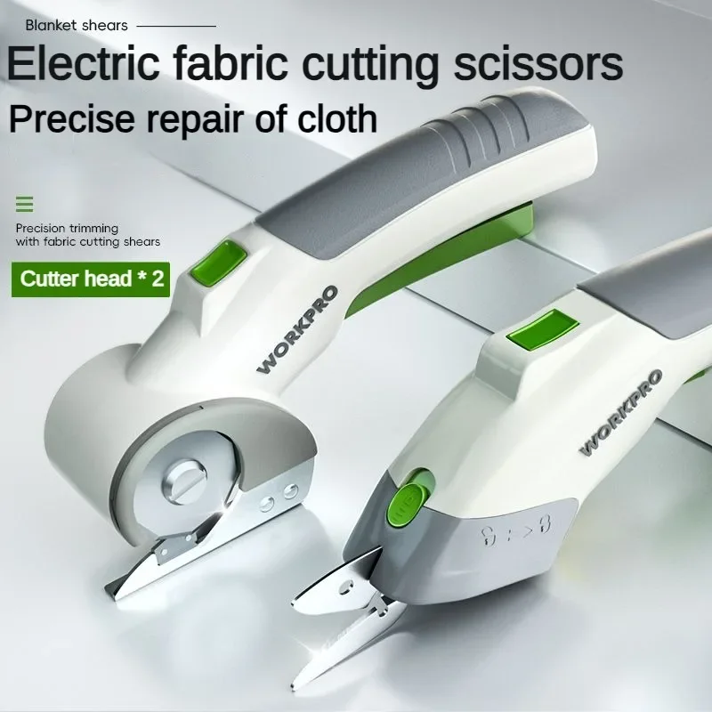 Workpro Electric Scissors Cloth Cutting Machine Lithium Charging PVC ...