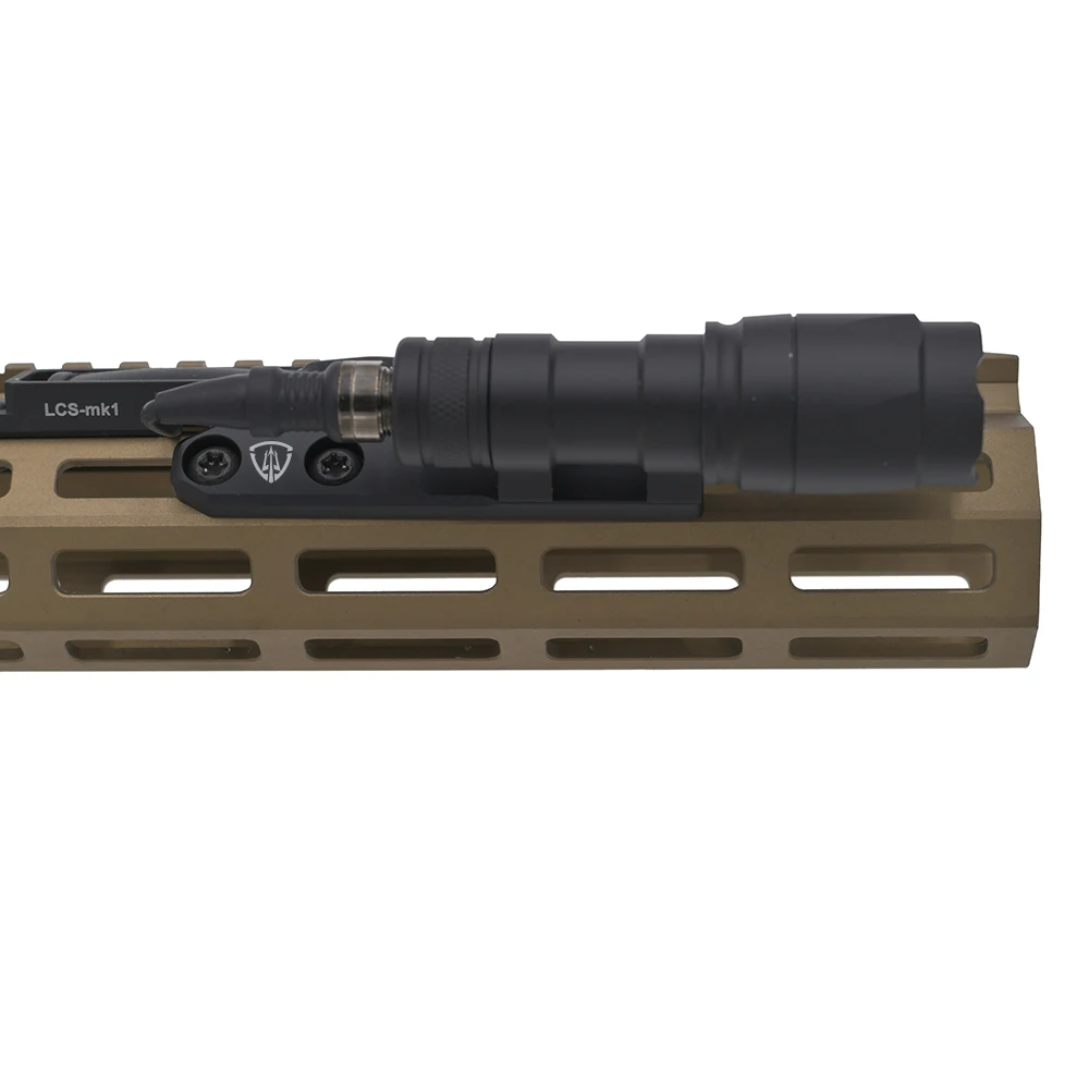 ARISA M lok Inline Light Mount Base Holder with AFG mlok Barricade for ...