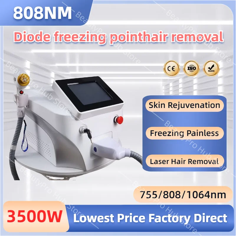Semiconductor Laser 3-Wavelength Hair Removal Machine Cooling Head ...