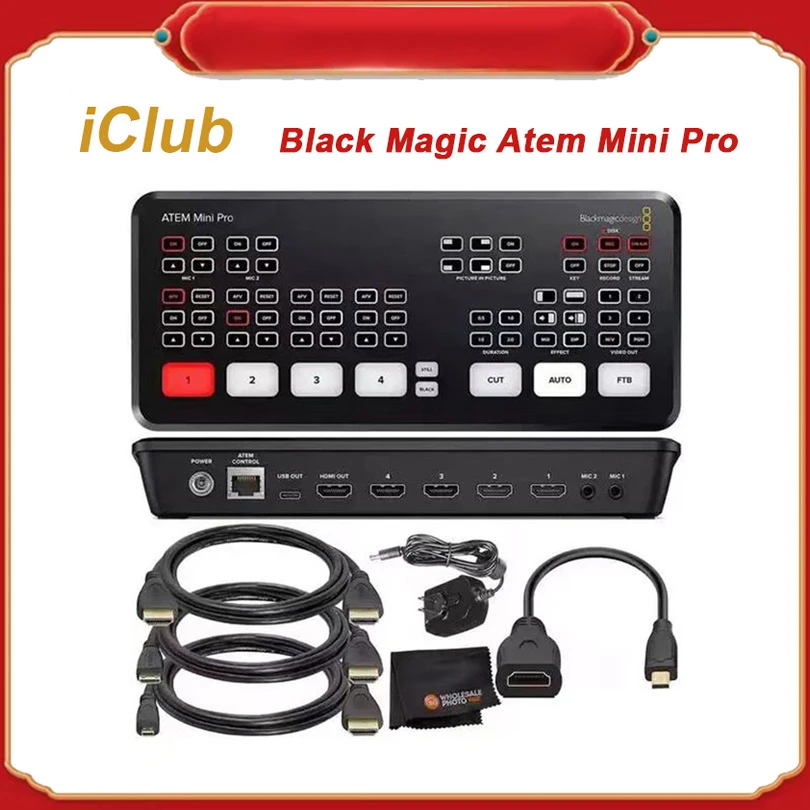 Iclub atem mini pro original blackmagic design live stream switcher ...