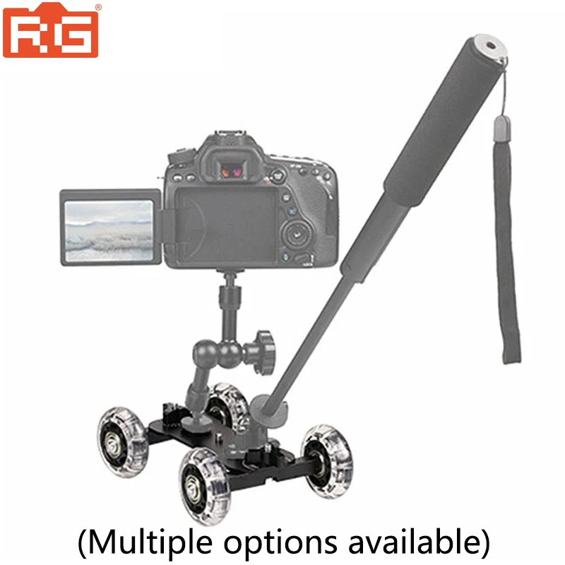 Mobile Rolling Sliding Dolly Stabilizer Skater Slider Magic Arm Camera ...