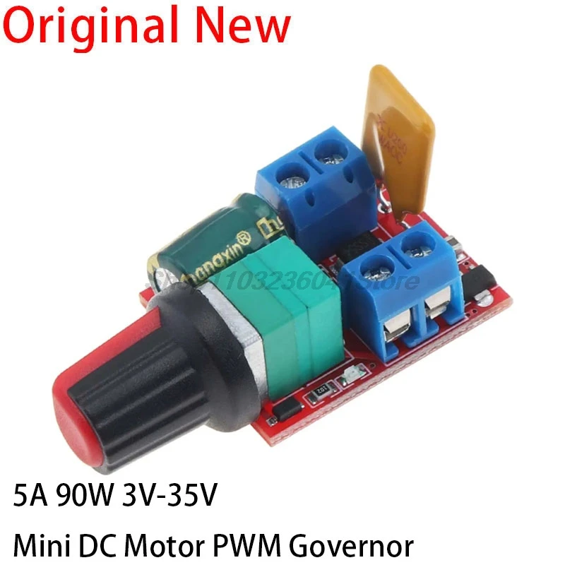 Mini-5A-90W-PWM-12V-DC-Motor-Speed-Controller-Module-DC-DC-3V-35V ...