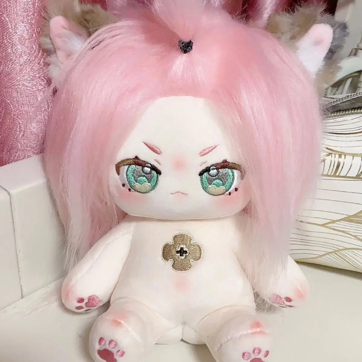 20cm-Cotton-Dress-up-Doll-COS-Genshin-Impact-Diona-Katzlein-Cartoon ...