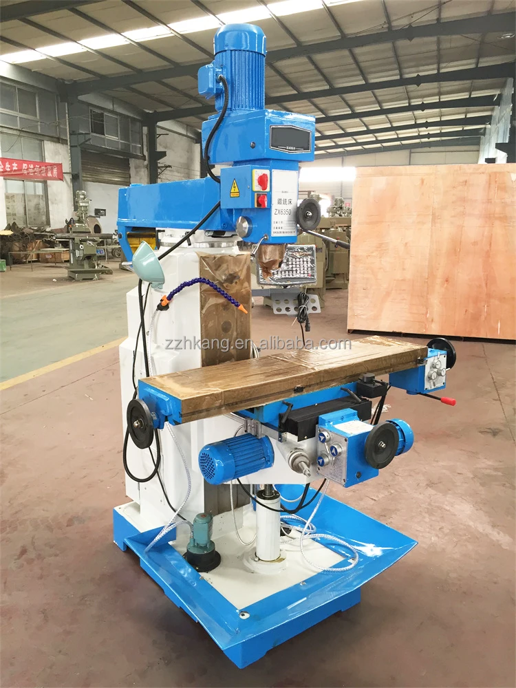 ZX6350 Bridge Port Knee Type Milling Drilling Machine Universal ...