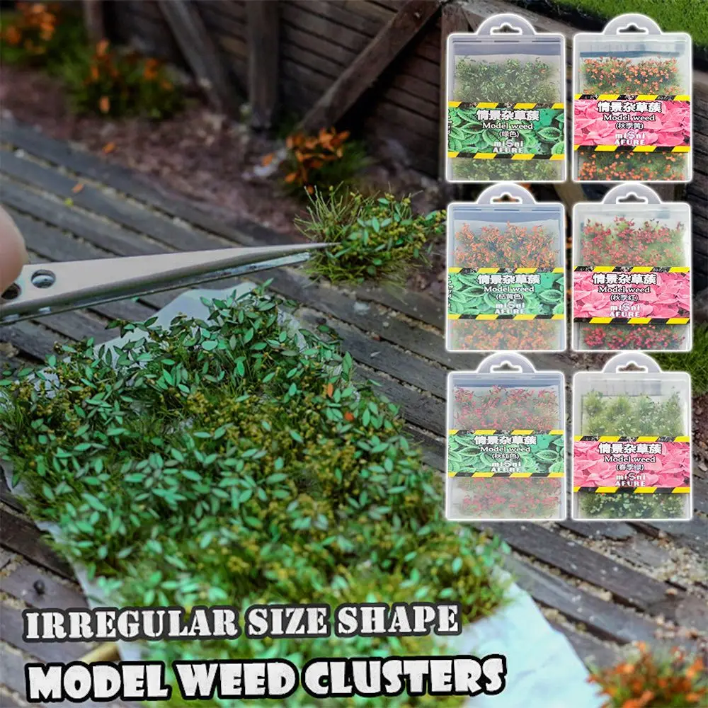 1-Boxed-House-Needle-Model-DIY-Grass-Building-Grass-Miniatures ...
