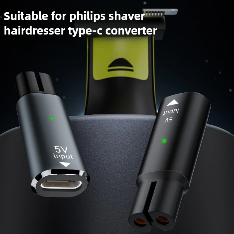 Hobo 5V Type-C Shaver Adapter Charging Converter for Philips One Blade ...