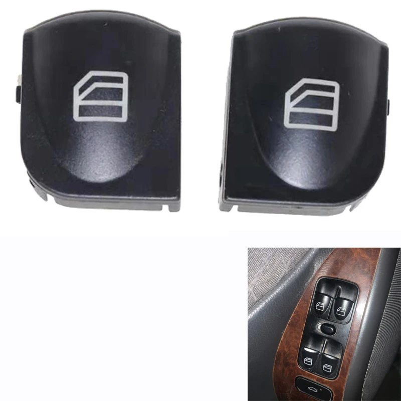 2x Window Switch Cover For Mercedes Benz W203 C-class C320 C230 C240 ...