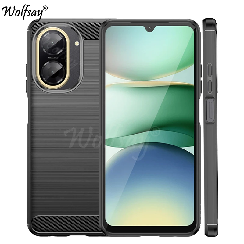 For Xiaomi Redmi A5 Case Shockproof Anti-knock Soft Silicone Carbon ...