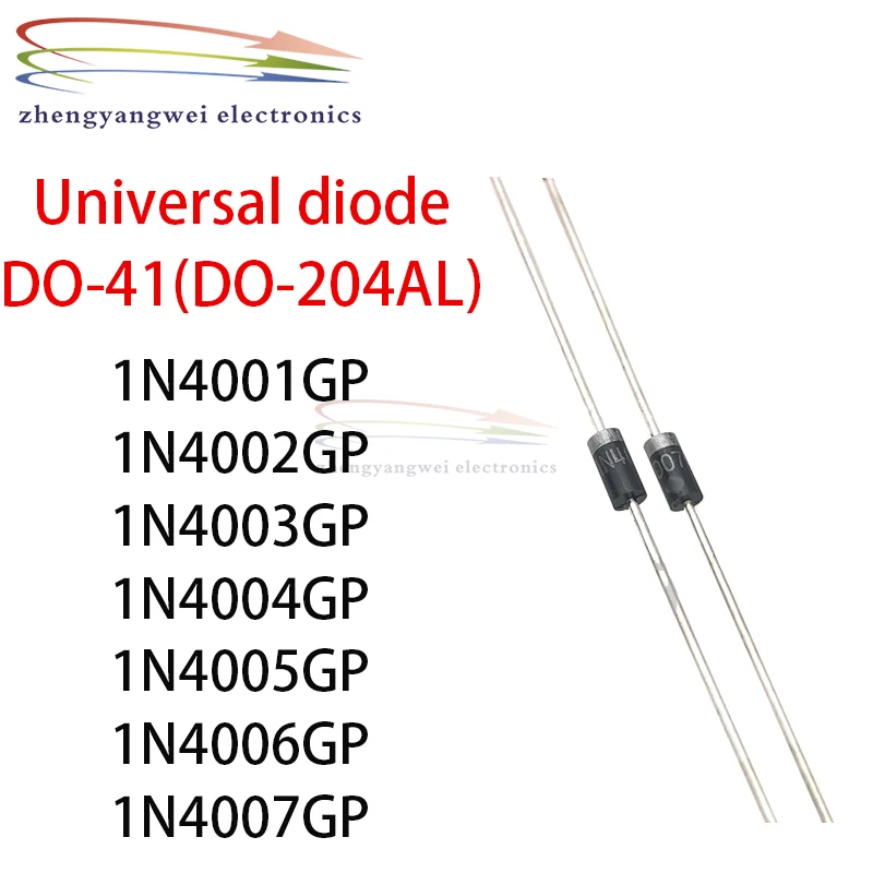 10PCS-1N4001GP-1N4002GP-1N4003GP-1N4004GP-1N4005GP-1N4006GP-1N4007GP ...