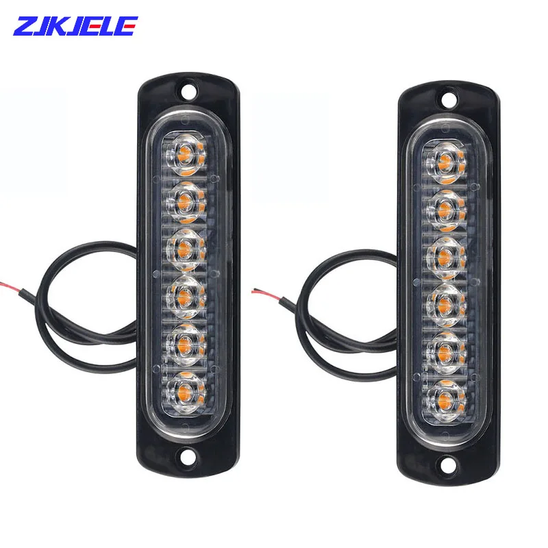 12V-24V-6-LED-Truck-Side-Width-Light-Lorry-Trailer-Marker-lights-Night ...