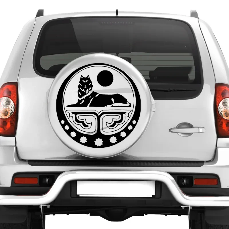 Chechen-Emblem-Funny-car-stickers-and-decals-White-black-vinyl-car ...