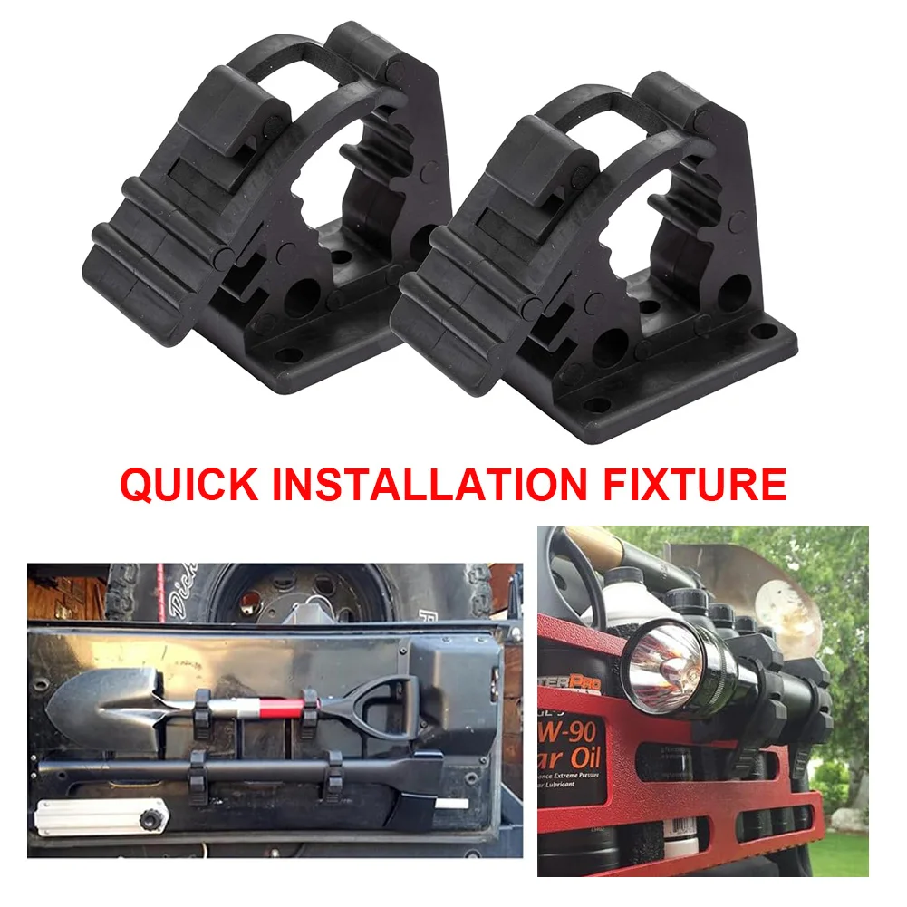 2Pcs-Quick-Mounting-Rubber-Clamp-for-Mounting-Tools-Equipment-Shovel ...