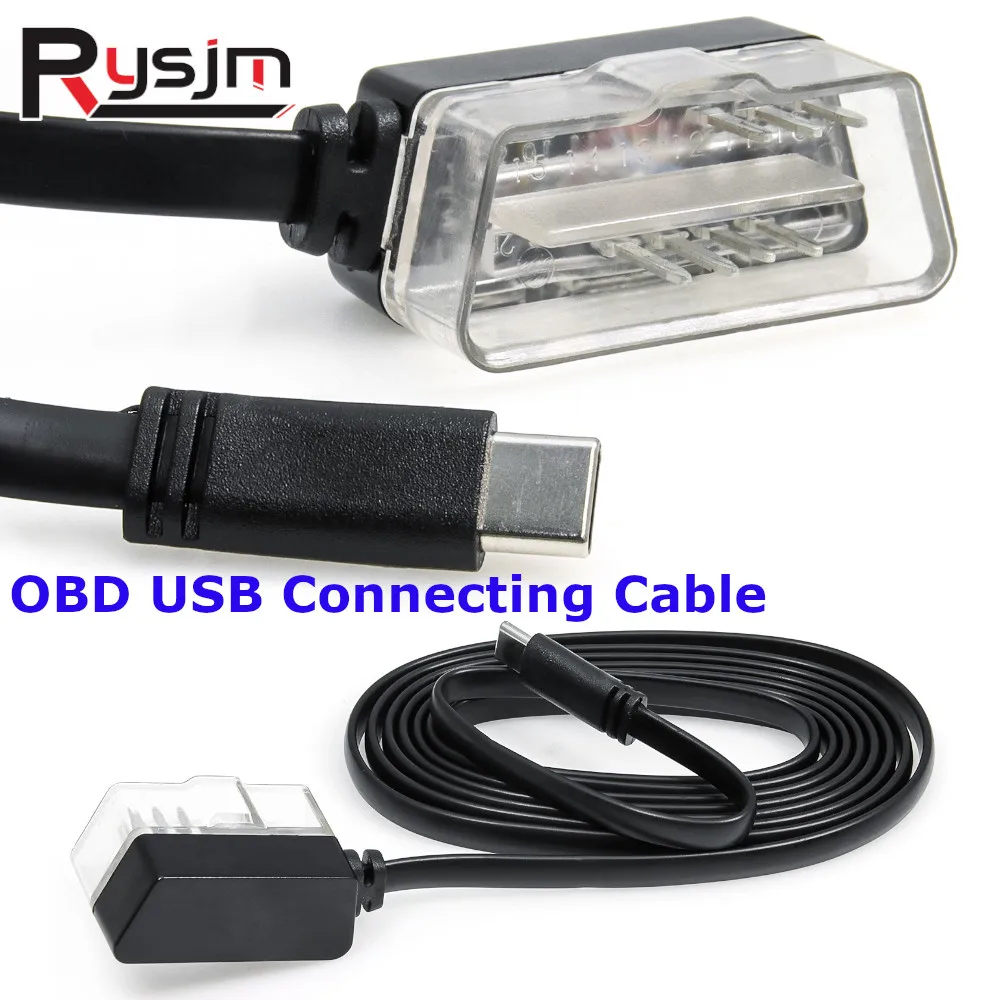 1-piece-obd2-cable-mini-usb-OBDII-2-7-Pin-To-Mini-USB-Connection-Cable ...