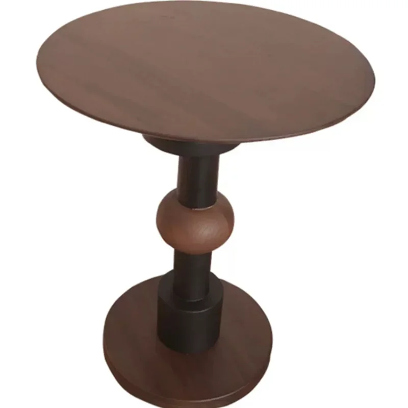 Full-solid-wood-round-edged-table-peach-wood-solid-wood-French-retro ...
