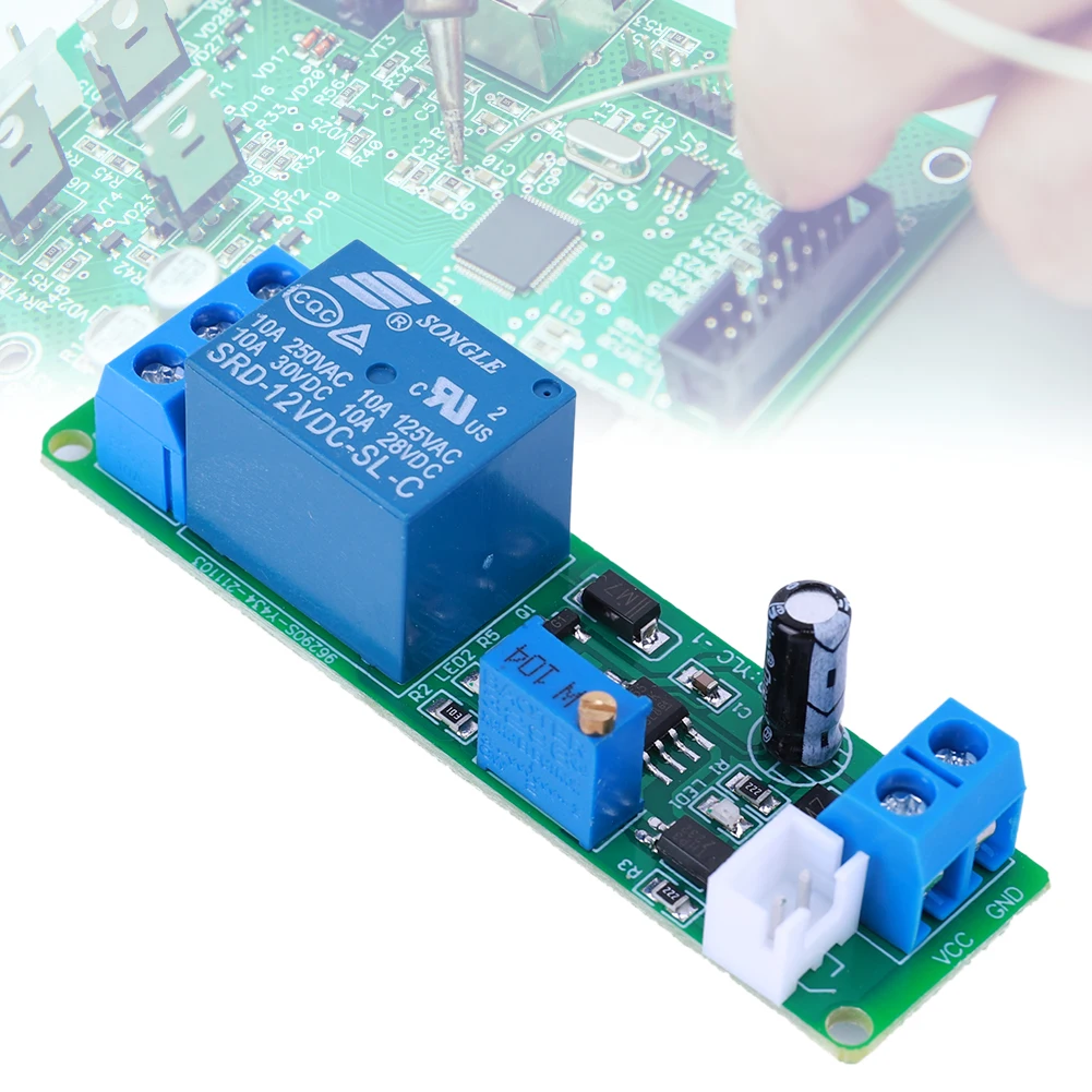 DC-12V-Delay-Turn-Off-Module-1-10sec-Adjustable-Timer-with-Indicator ...