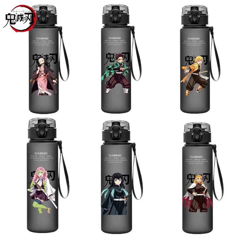 560Ml-Demon-Slayer-Cup-Drinking-Outdoor-Water-Bottle-Nezuko-Tanjirou ...