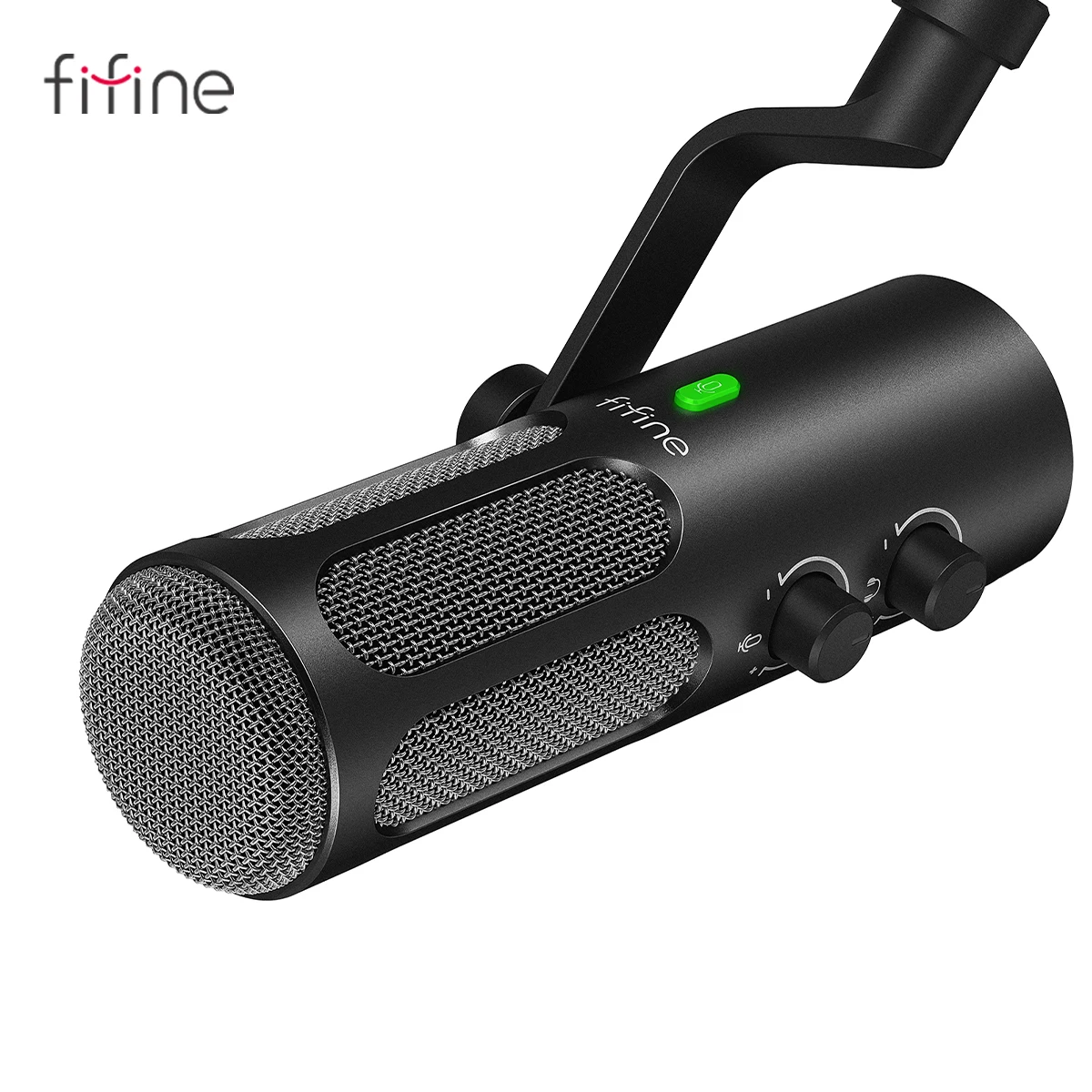 FIFINE Dynamic USB/XLR Microphone for Record,Studio Noise Cancelling ...
