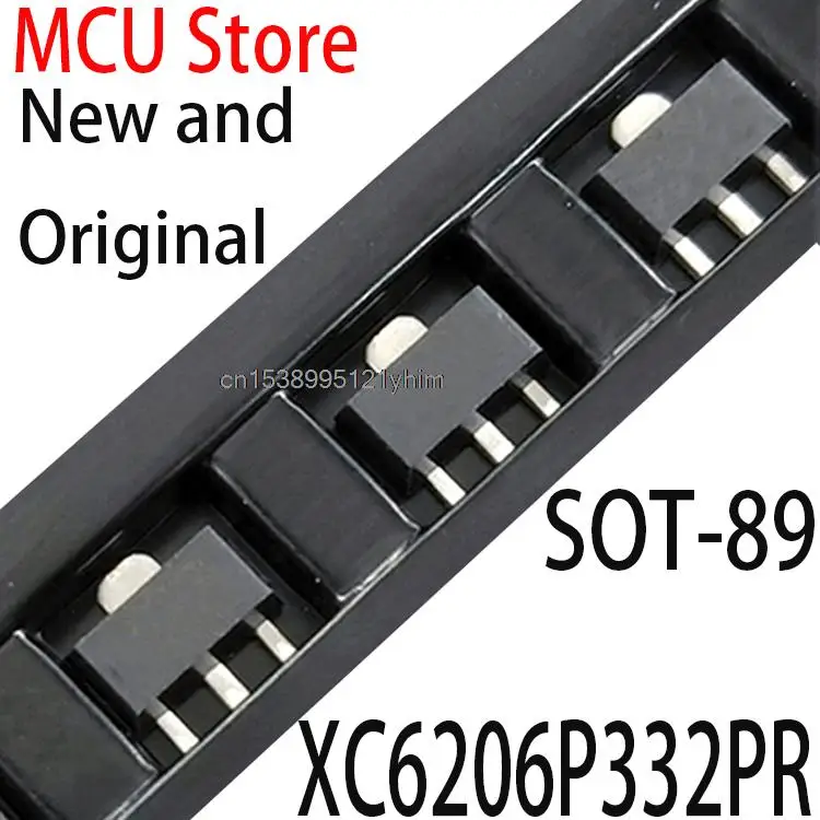 10PCS New and Original SOT-89 XC6206P332 SOT89 6206P332 SOT 6206A ...