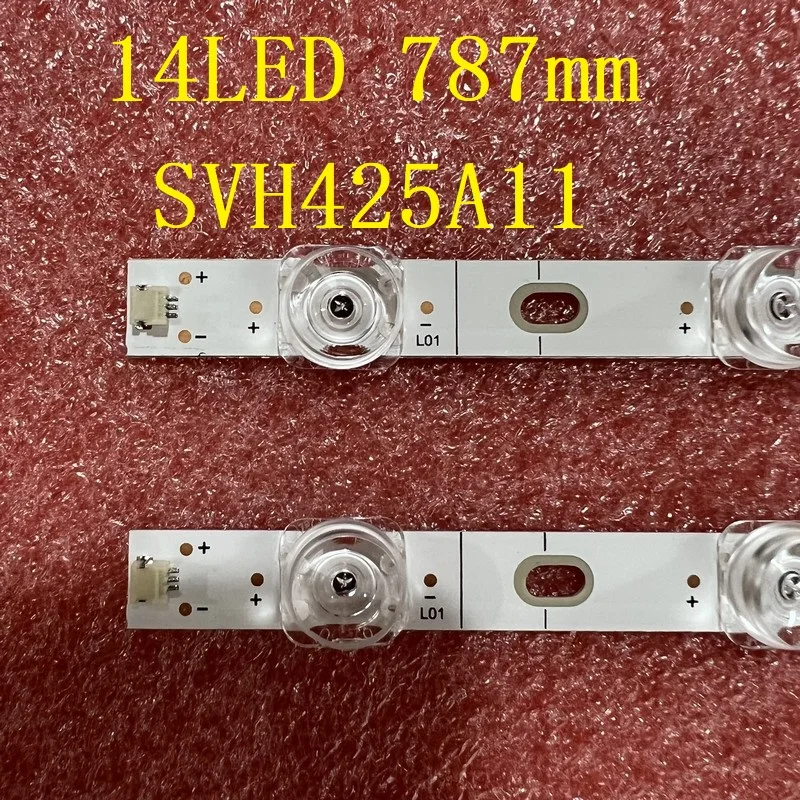 LED backlight 14LED For HISENSE 43H6500G 43R6000GM 43A603AMV 43R6E3 ...
