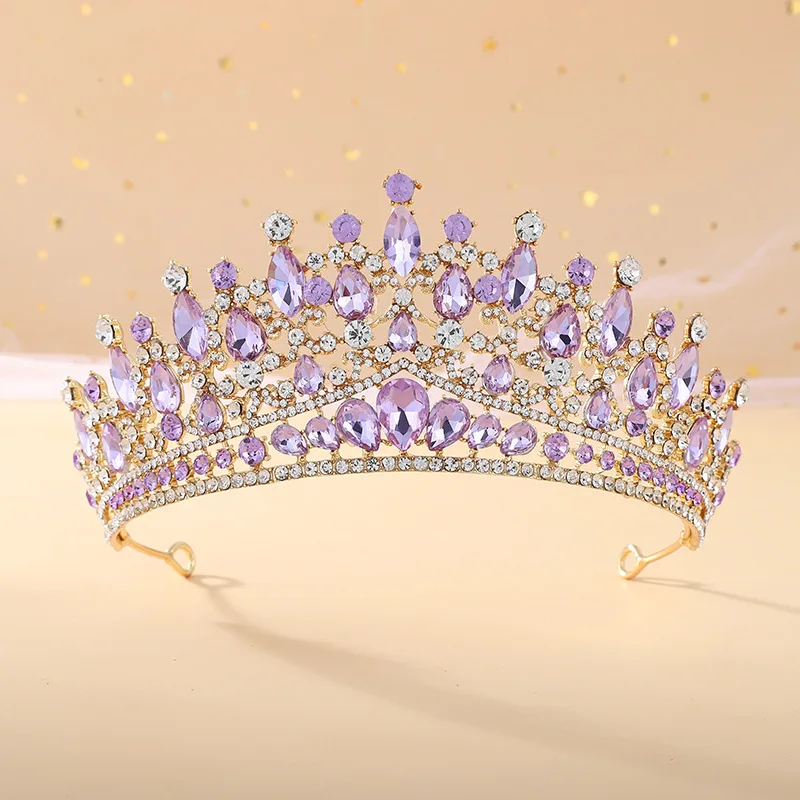Lilac Hair Accessories | Lilac Princess Crowns | Tiaras Princess Girls ...