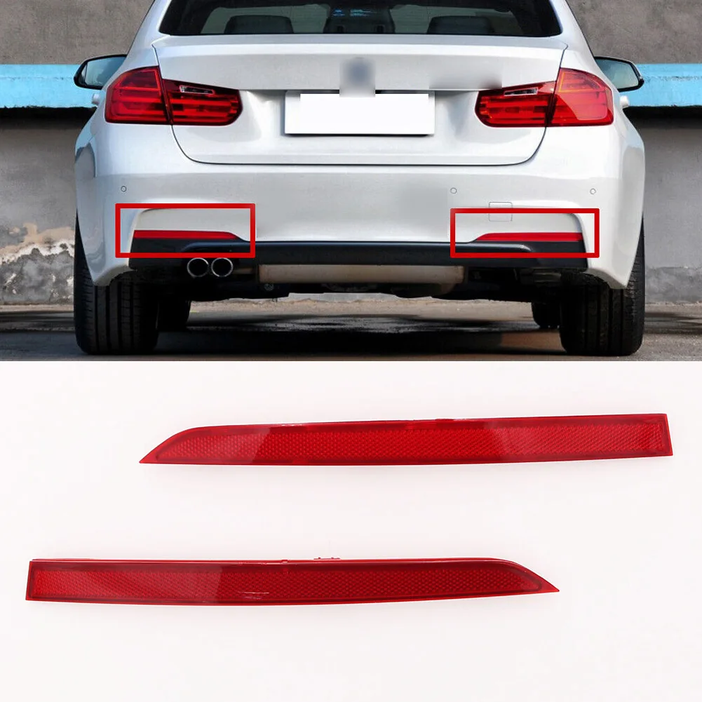 Rear-Bumper-Reflector-Lamp-WarningReflective-Lights-Strips-For-BMW-3 ...