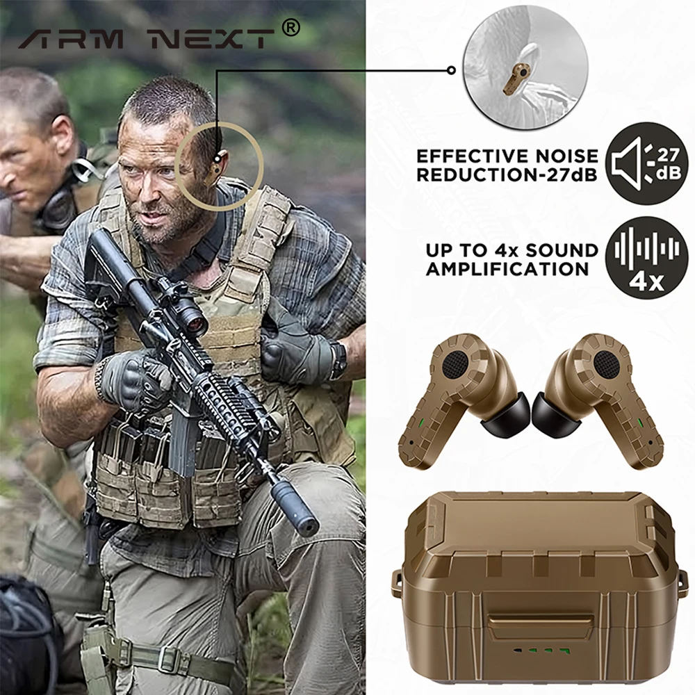 Shooting-Ear-Protection-NRR-27dB-Hearing-Protection-Earbuds-Electronic ...