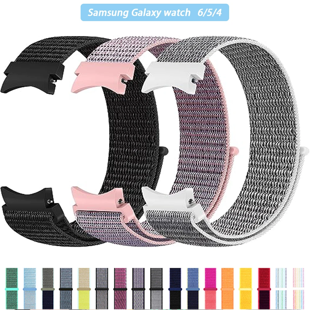 Sport-loop-Band-For-Samsung-Galaxy-Watch-6-5-pro-4-44mm-40mm-Nylon ...