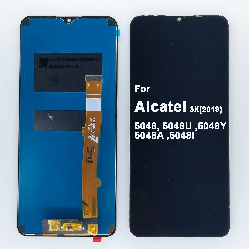 6.517" Orginal LCD Display Touch Screen For Alcatel 3X 2019 5048 5048U ...